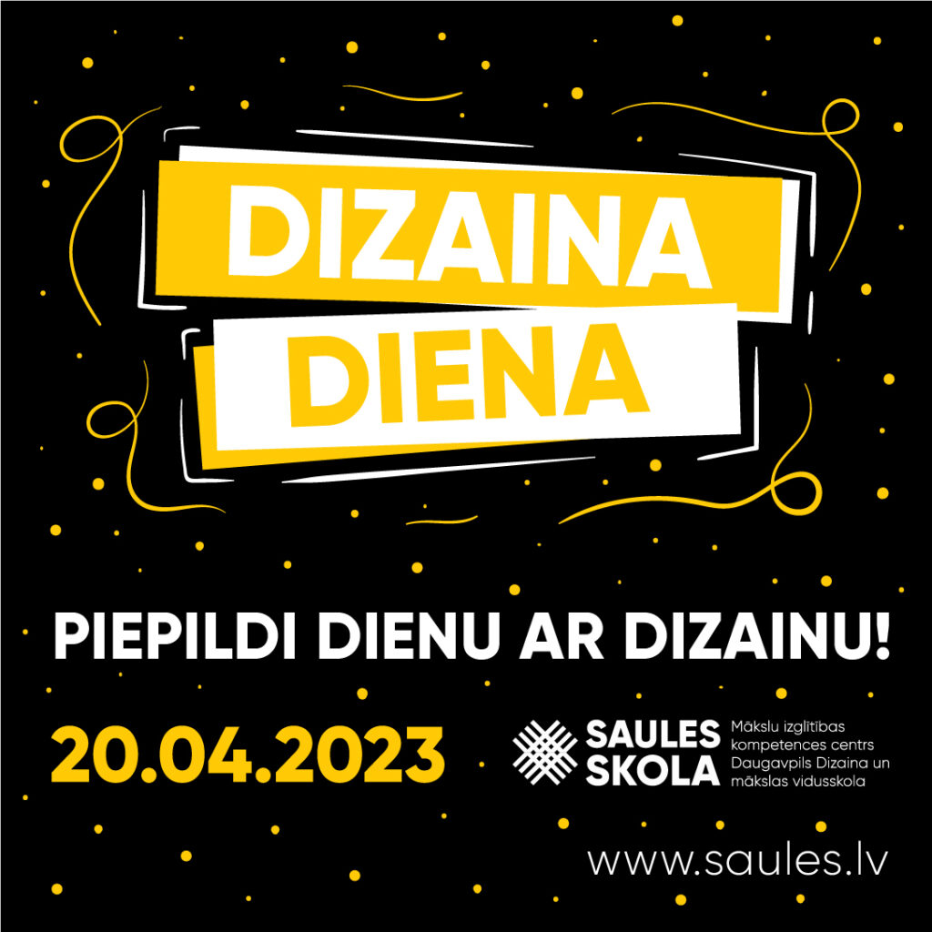 MIKC “Daugavpils Dizaina un mākslas vidusskola “Saules skola”” aicina ...